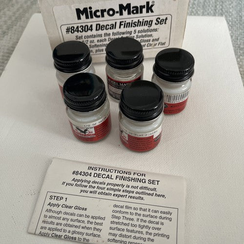 Decal Finishing Set – Hillsboro Hobby Shop