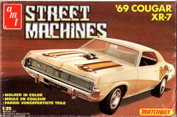 Street Machines '69 Cougar XR-7 - 1/25th Scale – Hillsboro Hobby Shop