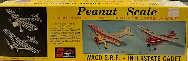 Peanut scale WACO S.R.E. - Interstate Cadet – Hillsboro Hobby Shop