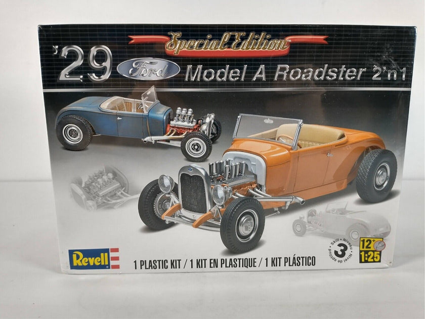 '29 Ford Model a Roadster 2 in 1 -1/25 scale – Hillsboro Hobby Shop