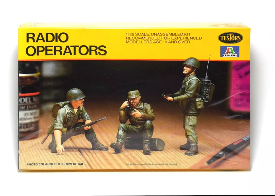 1/35 Customizable Military Radio Operators 3ct Figure Models ...