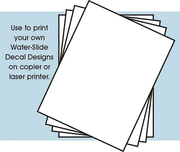 Clear Decal Paper (4pk) – Hillsboro Hobby Shop