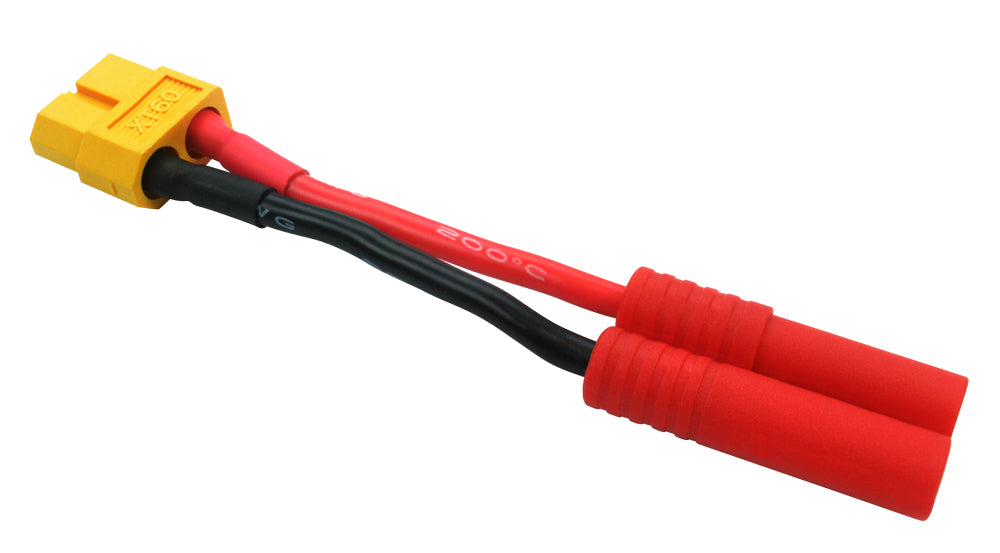 XT60 Female to HXT 4mm Conversion Adapter – Hillsboro Hobby Shop