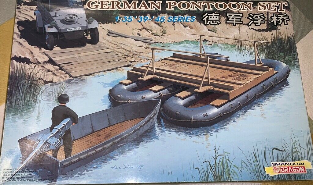 German Pontoon set 1/35 – Hillsboro Hobby Shop